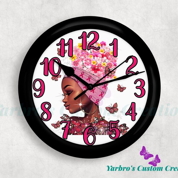 Dye Sublimation Round Wall Clock With Frame Mockup | Add Your Own Image ...