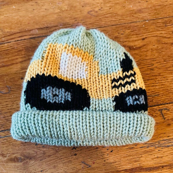 Skull With Bow Hat PATTERN Only/ Circular Knitting Machine/pdf Pattern ...