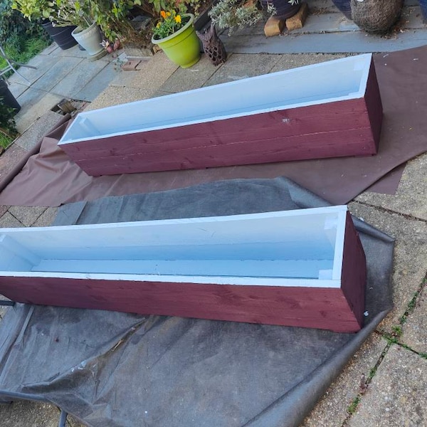 Deluxe Large Decking Wooden Garden Planter - Garden Planter - Decking Planter - Etsy UK