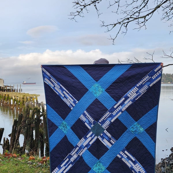 Fishing Net Modern Quilt PDF Download - Easy Sewing Great for Beginners ...