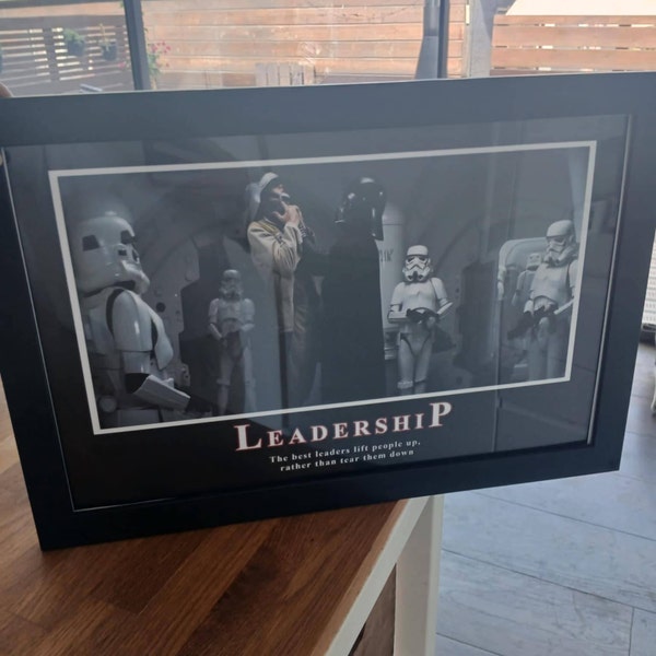 Digital Download of Darth Vader "leadership" Poster W/alternate Quote ...