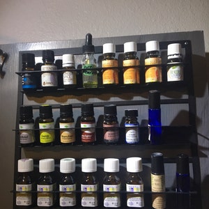 Essential Oil Storage, Display, Holder, Case, Organizer, Rack, Holds 24 ...