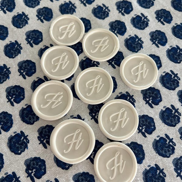 Wax Seal Stickers Custom, Personalized Wax Seal Stickers, Monogram ...
