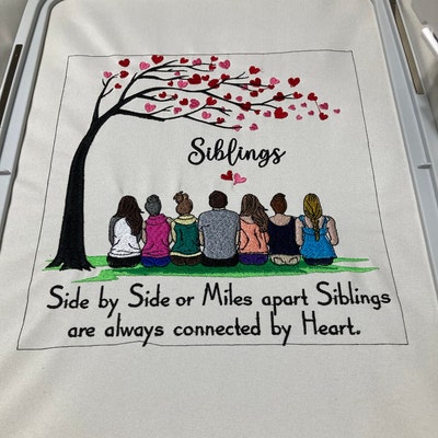 Sister Brother Ide by Side Sibling Love Six Sister One Brother Love ...