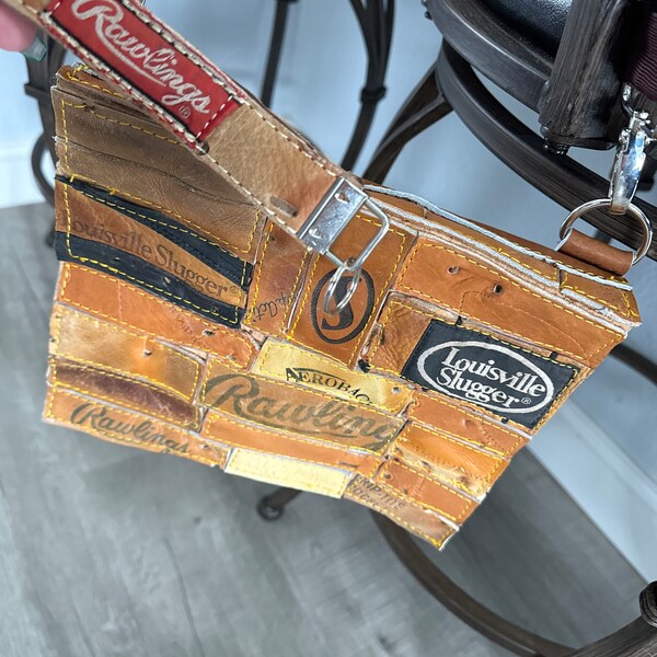 Repurposed Football Bifold Wallet With University of Nebraska ...