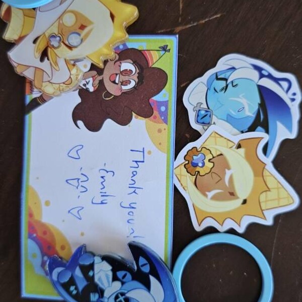 PRE-ORDER Cookie Run Keychains - Shadow Milk Cookie and Pure Vanilla ...