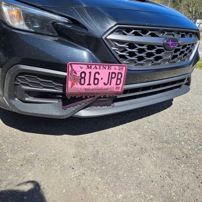 Flame License Plate Frame - Etsy