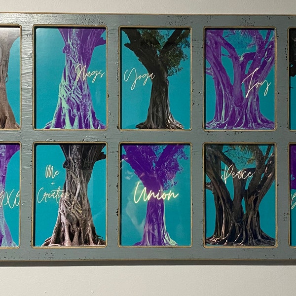 Collage Multiple Opening Picture Frame With 12 Large Wallets (2-1/2"x3 ...