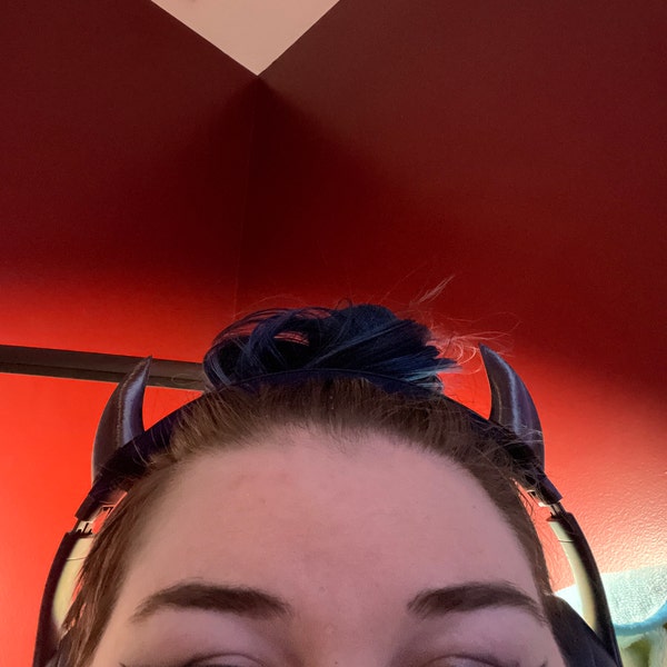 Horns for Headset - Tiny Demon Horn - Small Twitch Streaming Props ...