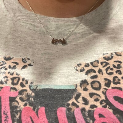 Iro Name Necklace N5 Personalized Necklace, Letter Necklace, Initial ...