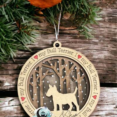 I Love My Labrador Retriever Dog Ornament SVG/PDF File No Physical ...
