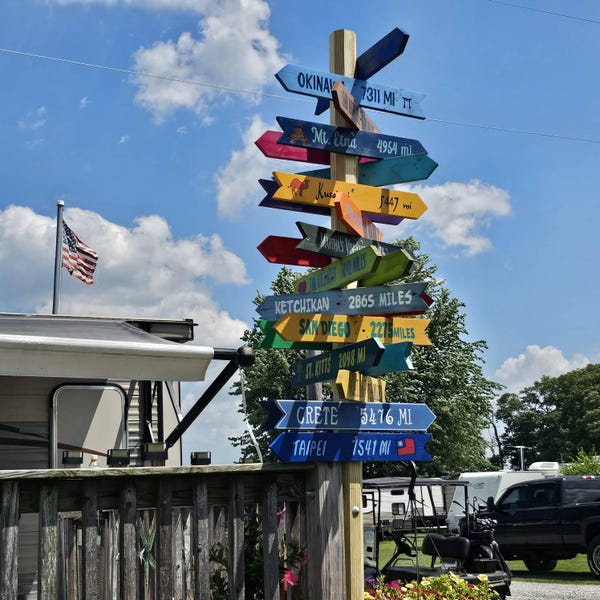 7 Halloween Arrows, Hand Painted Wood Directional Signs Destination ...