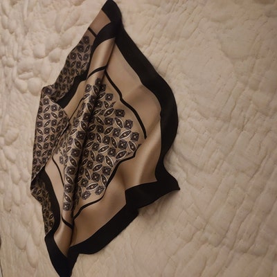 Equestrian Print 100% Real Mulberry Silk Scarf, Silk Bandana, Silk Hair ...