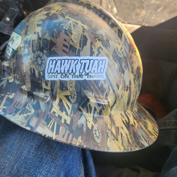 Blue Collar Bougee Hard Hat Sticker Decal Waterproof Gift for Husband ...