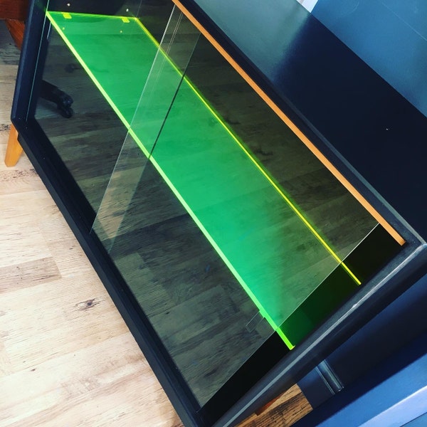 Neon Yellow Acrylic Shelf Available in Different Sizes, Contact Us for ...