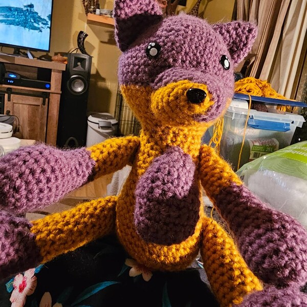 Wolf Crochet Pattern - Easy Crochet Wolf Amigurumi Pattern - Cute Wolf ...