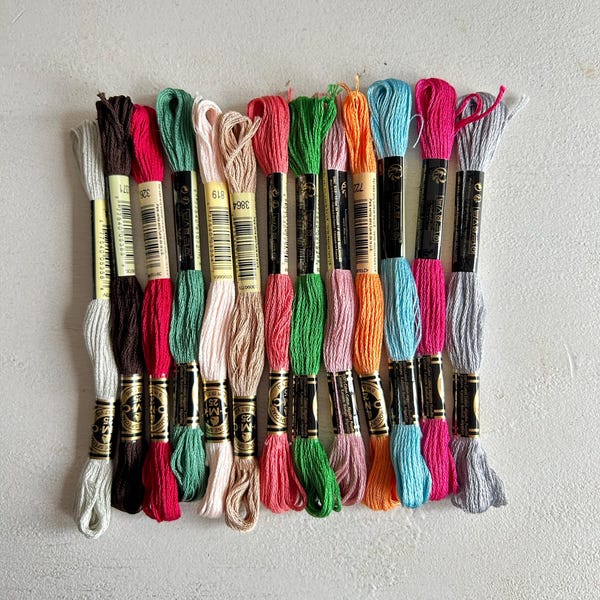 DMC Color Variations Cotton Embroidery Floss: 4140 Through 4205. Single ...