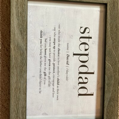 Personalized Fathers Day Gift for Stepdad, Stepdad Printable Gift ...