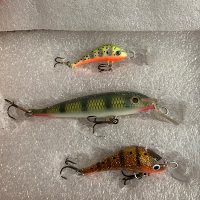 Custom Wooden Handmade Fishing Lure Minnow for Trout 60mm. S - Etsy