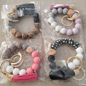 Bangle Key Ring Bracelet Key Chain Wristlet Keychain | Etsy