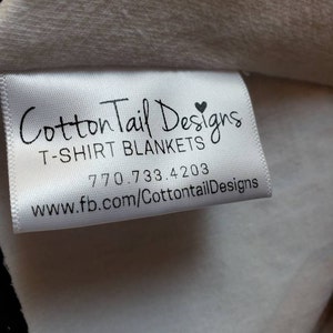 Personalized fabric tags cotton tag set sewing label set | Etsy