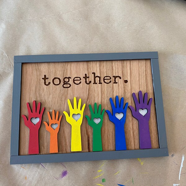 DIGITAL DOWNLOAD Together. Frame Svg, Digital Design, Unity, Human ...