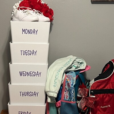 Days of the Week Label Set decals Only - Etsy