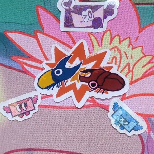 Lucky Shrimp Sticker | Splatoon Side Order Inspired Sticker | 3 Inch ...