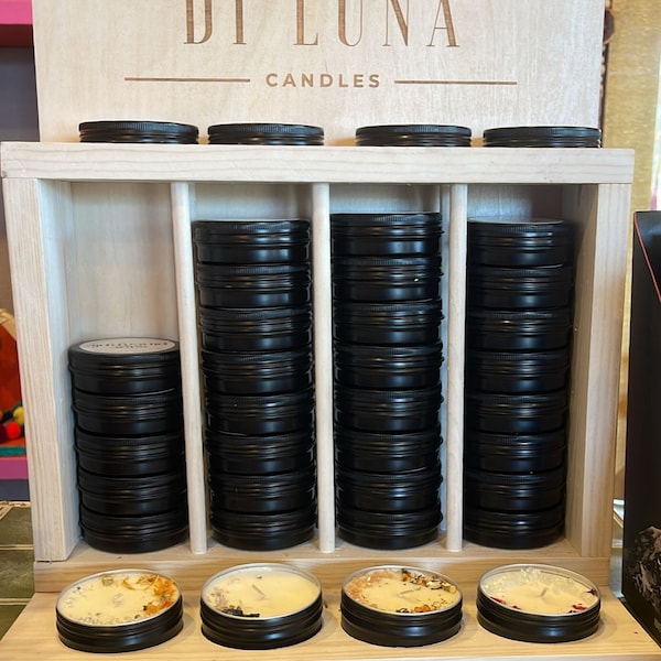 2 Oz Tin Display / 2 5/8" Tin Display / Solid Cologne Display / Lips ...