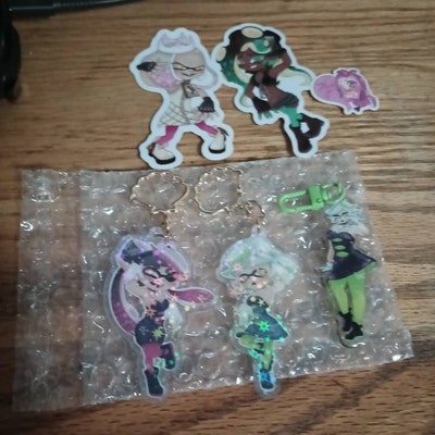 Splatoon Squid Sisters Charms - Etsy