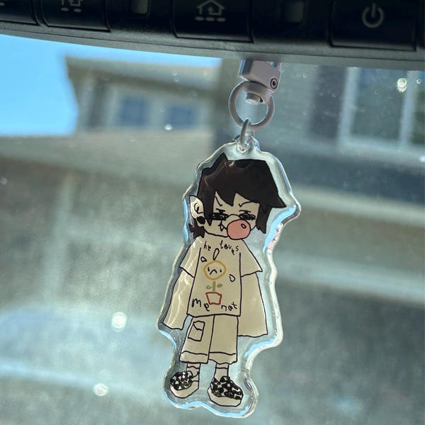 Adventure Time King Ice Keycharm Keychains simon Cute cartoon epoxy ...