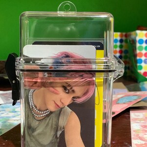 White Kpop Photocard Storage Box - Etsy