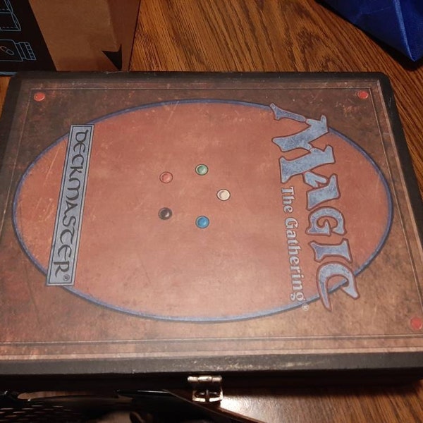Magic the Gathering Cube in Storage Box! MTG Jump Start Sleeved Cube in ...