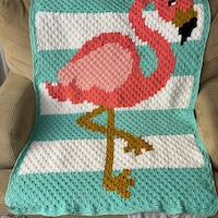 INSTANT DOWNLOAD - Flamingo - Crochet Graph - Crochet Pattern ...