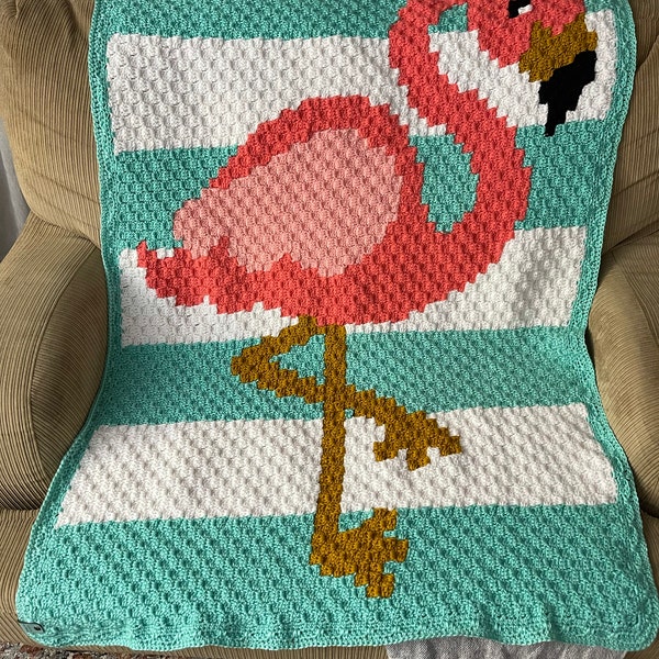 INSTANT DOWNLOAD - Flamingo - Crochet Graph - Crochet Pattern ...