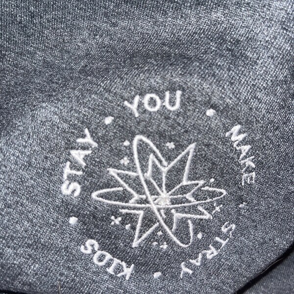 SKZ Compass Embroidered Crewneck Sweatshirt. Adult Unisex. You Make ...