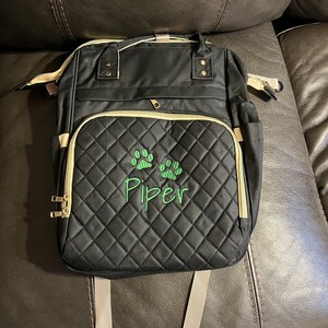 Personalized Pet Tote Backpack Pet Bag Personalized Dog - Etsy