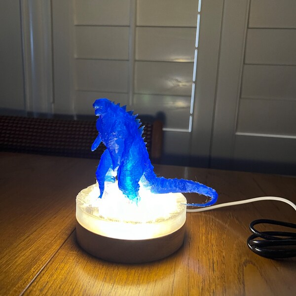 Godzilla’s London Vacation - LED Lamp - Free Shipping! - Etsy