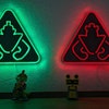 FNAF Security Breach Warning Sign , Neon Like , LED , Light , Wall ...