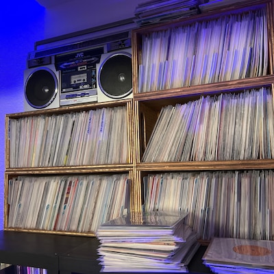 45 RPM 16 1/2 Deep Vinyl Record Storage and Display - Etsy