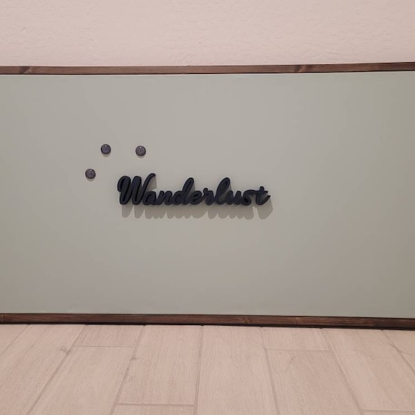 Large Personalized Magnet Board-custom Magnetic Message Board-kids Art ...