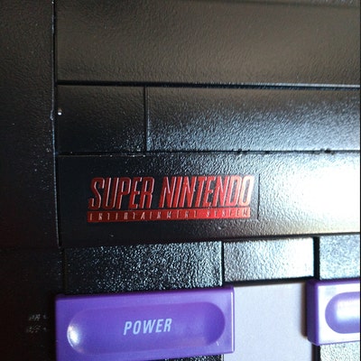 Super Nintendo SNES Label / Aufkleber / Sticker / Badge / Logo - Etsy