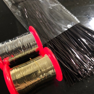 Mukaish Badla Metal Flat Metallic Thread Tape Embroidery Wire for ...