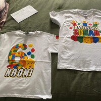 Bricks Building Blocks Custom Birthday Party T-shirt - Etsy