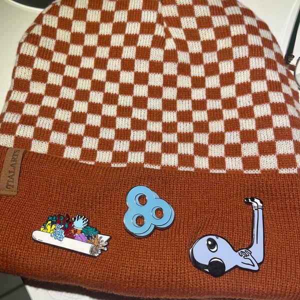 Reefer Enamel Pin, Coral Reef Hard Enamel Pin, Ocean Themed Lapel Pin ...