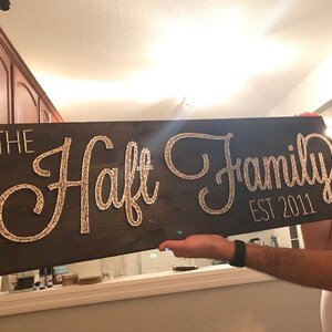 String Art Name Board EXTRA LARGE Board | Etsy