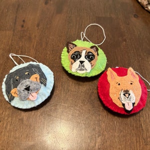 Bulldog Sewing Pattern PDF, Felt Bulldog, DIY Bulldog Ornament, Dog ...