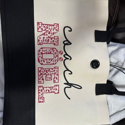 Cheer Coach Bag, Cheer Teacher Tote Bag, Dance Coach Recital Gift ...