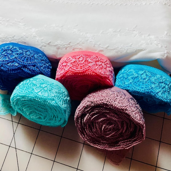 4 Inch Wide Lace Trim|scalloped Trim|gold Color Lace Trim|embroidered ...