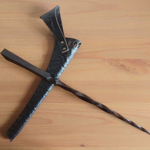 Pink Witch Wand, Crystal Wand, Cross Magic Wand, Cosplay Prop ...